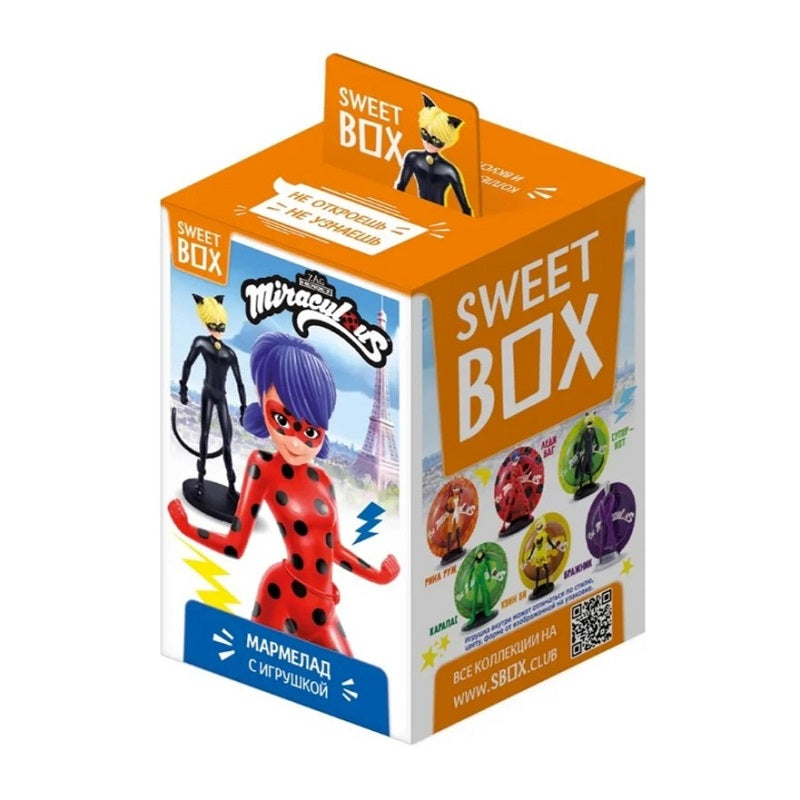 Sweet Box Miracoulous Ladybug Jelly Candy with a Toy – Taste it! Market