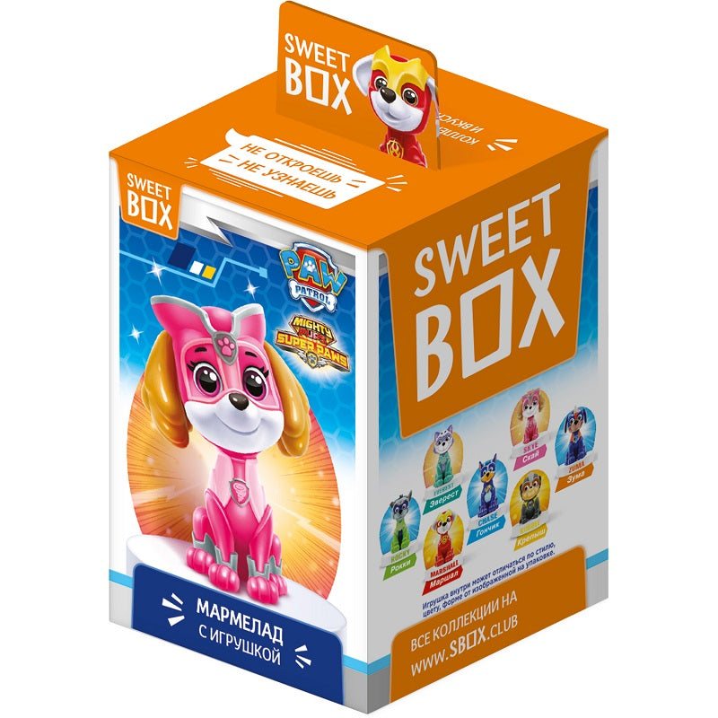 Sweet Box Paw Patrol Gummi Candy with Toy – Taste it! Market