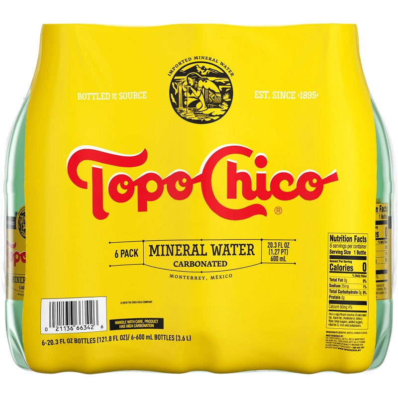 Topo Chico Sparkling Mineral Water 6pk – Taste it! Market
