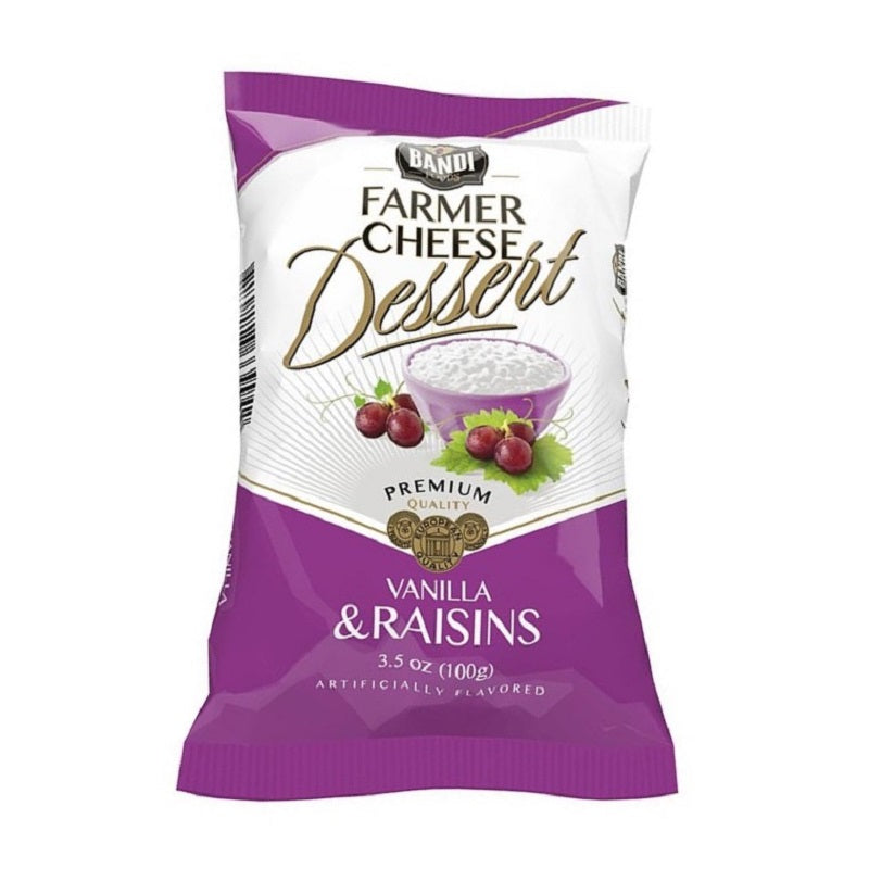 Bandi Farmer Cheese Dessert Vanilla and Raisins – Taste it! Market