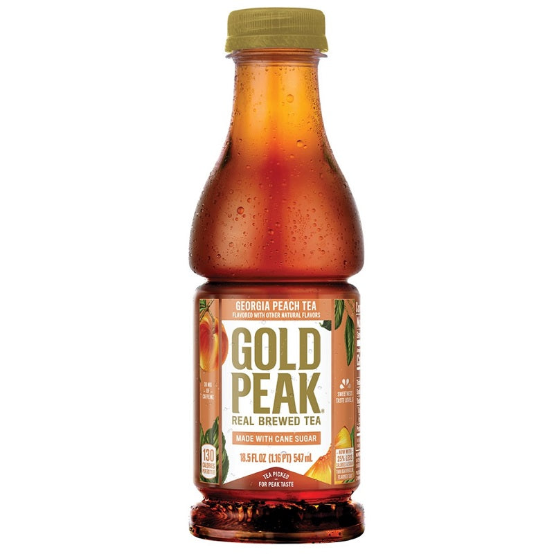 Gold Peak Georgia Peach Real Brewed Tea 18.5oz – Taste it! Market
