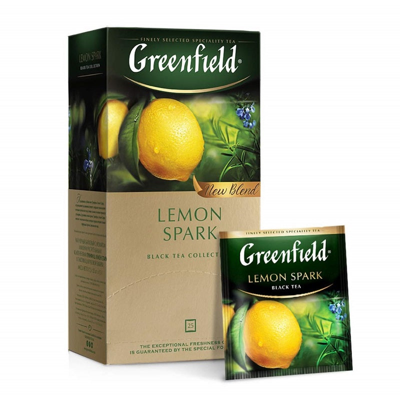 Greenfield Lemon Spark Black Tea – Taste it! Market