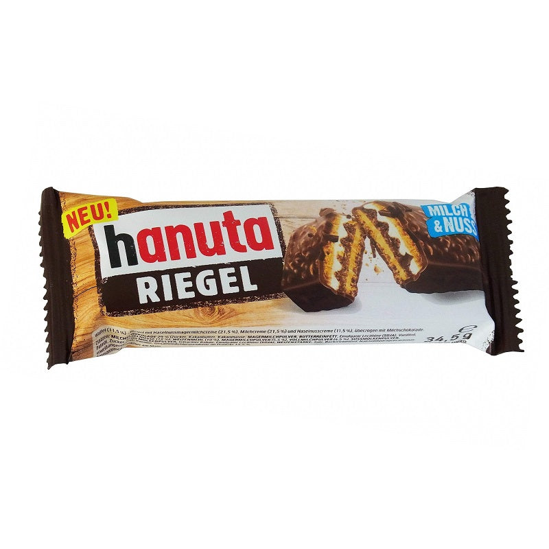 Ferrero Hanuta Riegel Crispy Wafer 34.5g – Taste it! Market