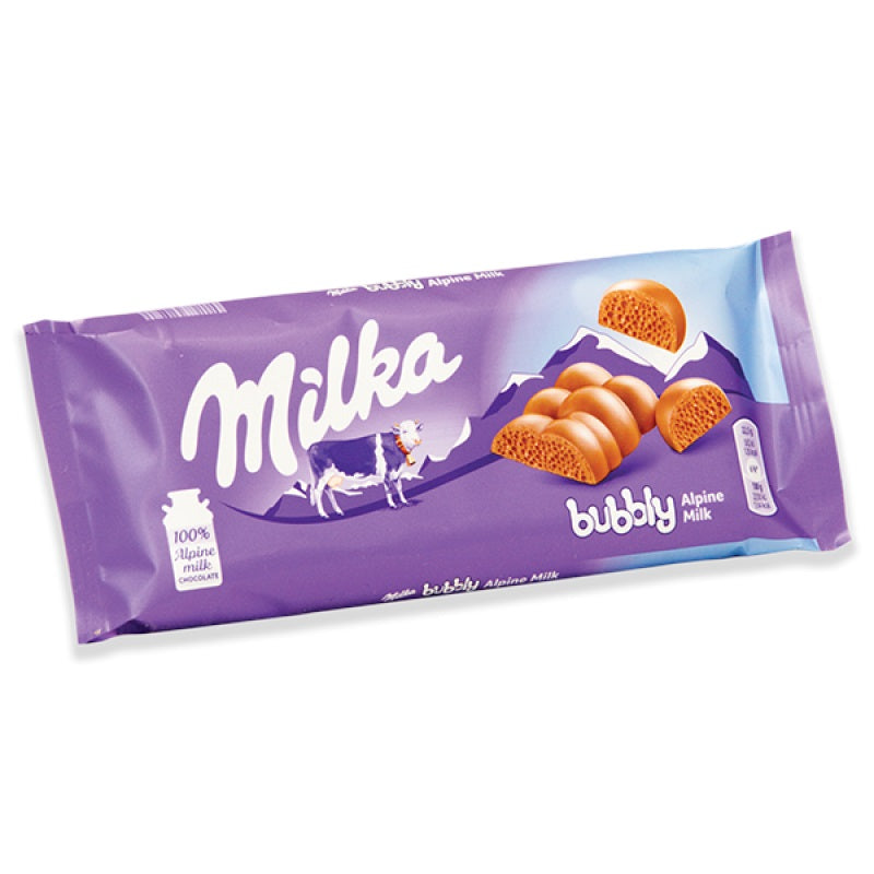 Milka Bubbly Alpine Milk Chocolate – Taste it! Market