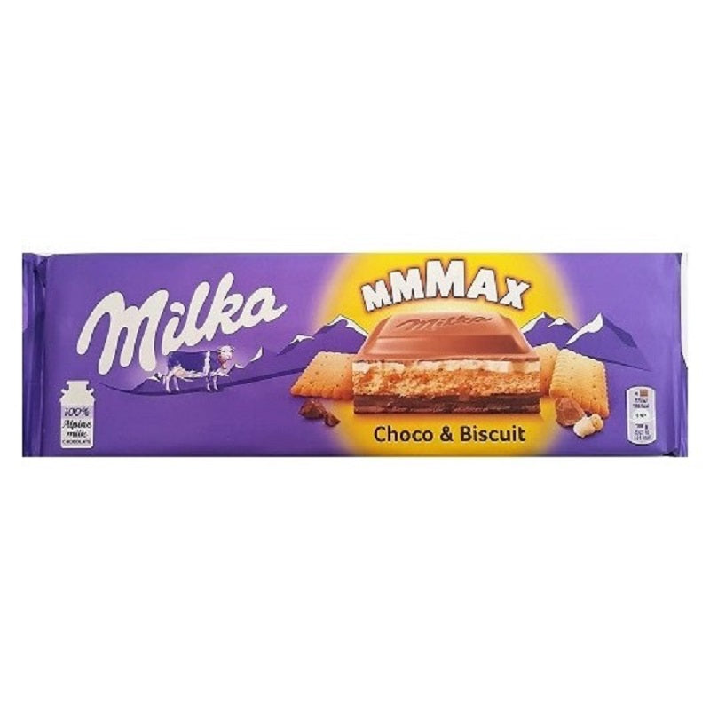 Milka Max Choco & Biscuit Chocolate 300g – Taste it! Market
