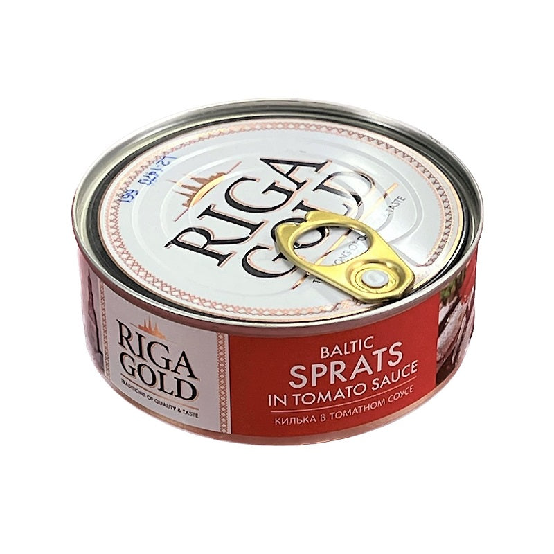 Riga Gold Fried Baltic Sprats in Tomato Sauce – Taste it! Market