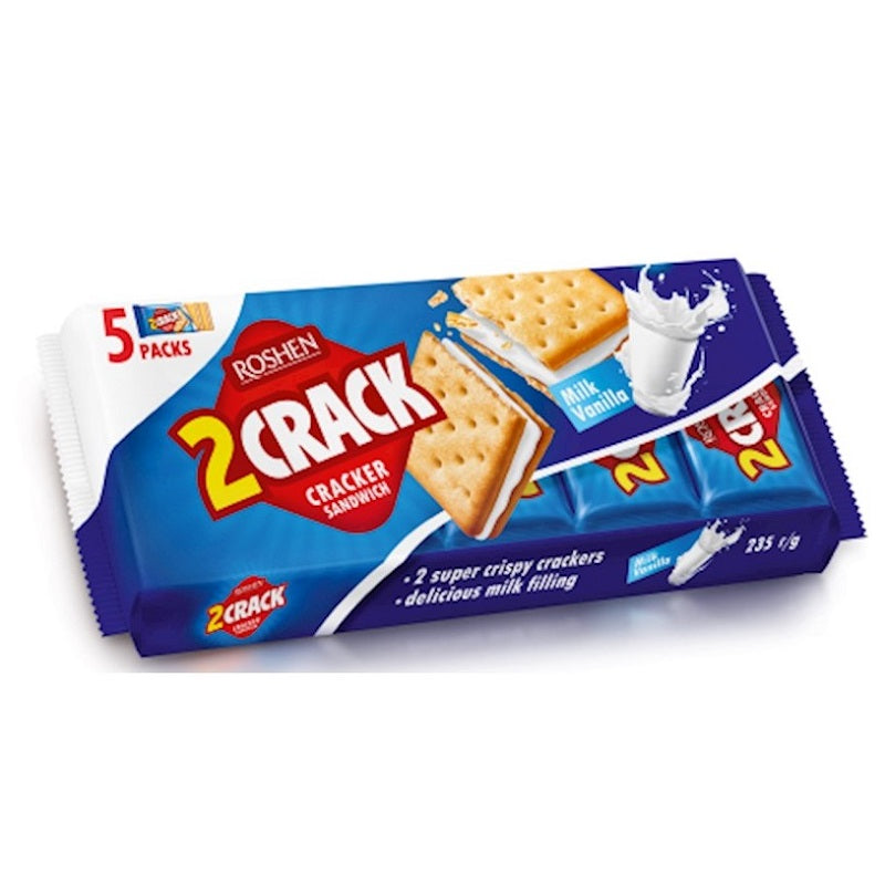 Roshen 2Crack Milk Vanilla Cracker Sandwich – Taste it! Market