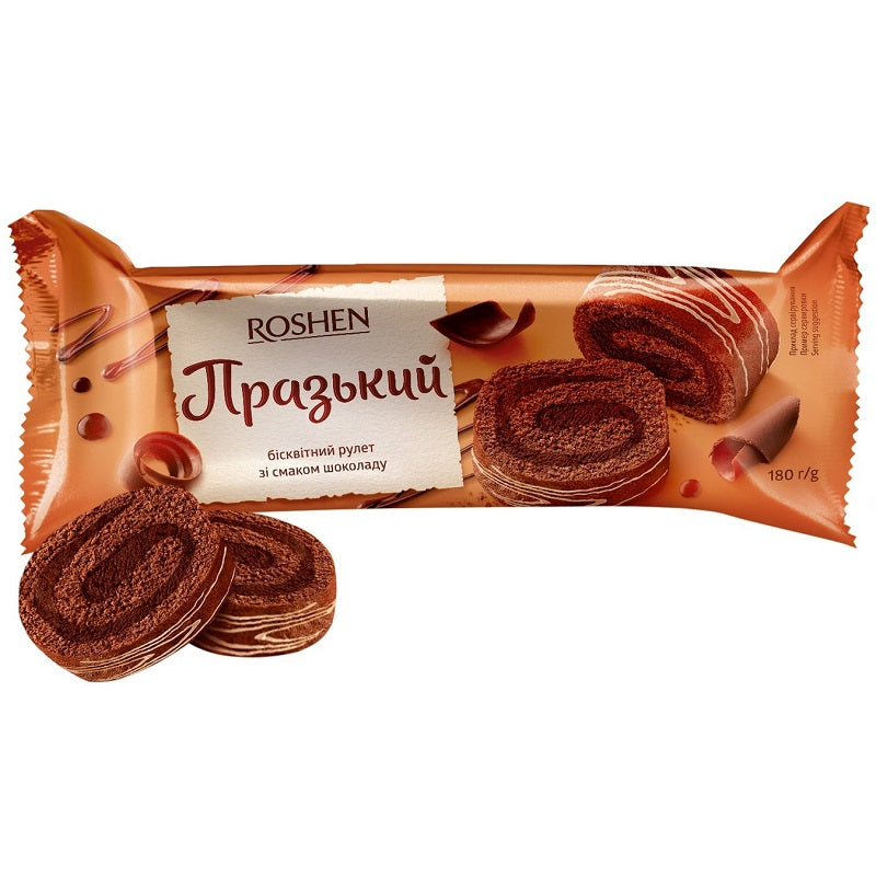 Roshen Prague Swiss Roll Chocolate – Taste it! Market