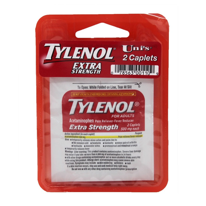 Uni's Tylenol Extra Strength Caplets 2ct – Taste it! Market
