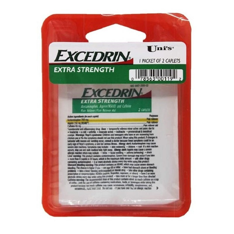 Unis Excedrin Extra Strength 1 Dose – Taste it! Market