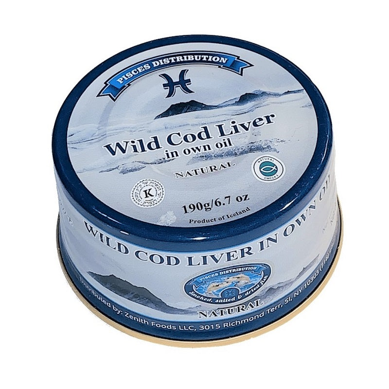 Wild Cod Liver Natural 190gr – Taste it! Market